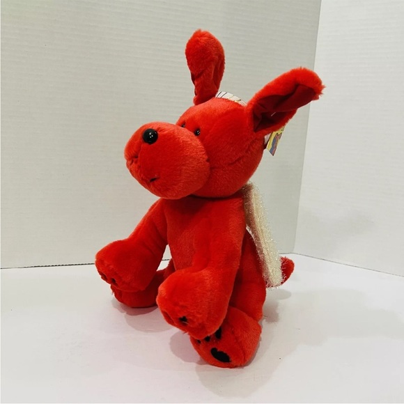 Toys | Rare Vintage Petco Paw Pals Red Ruff Angel Halo Plush Stuffed ...